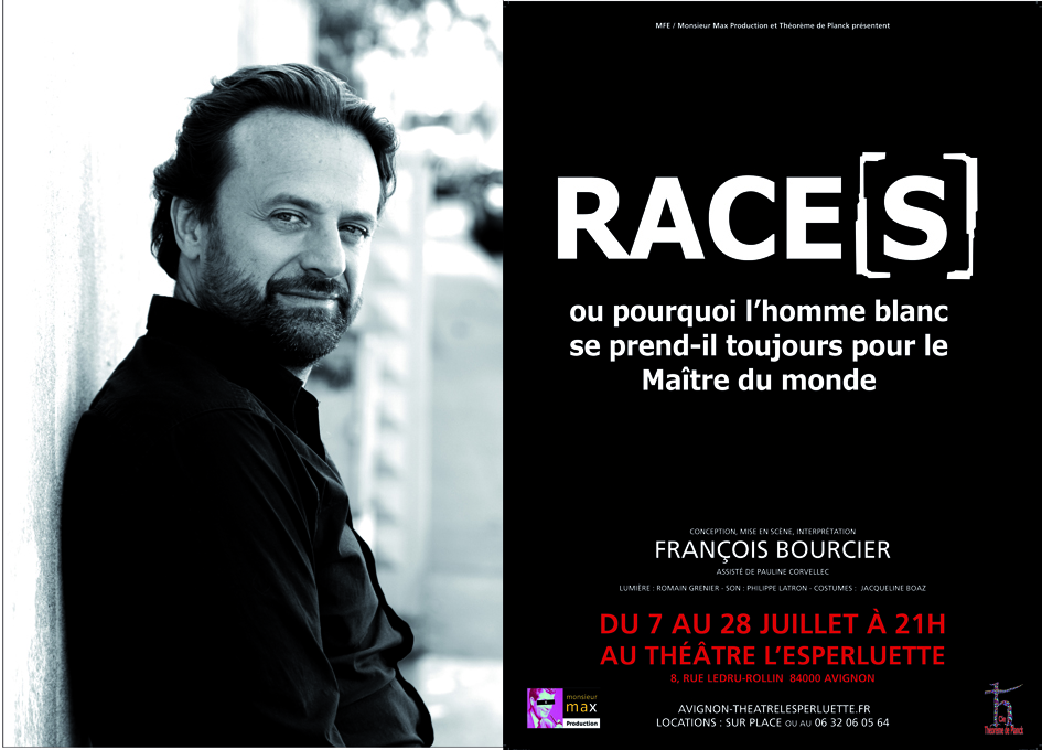 François Bourcier dans Race(s) - Du 07/07/2012 au 28/07/2012 - Avignon ...