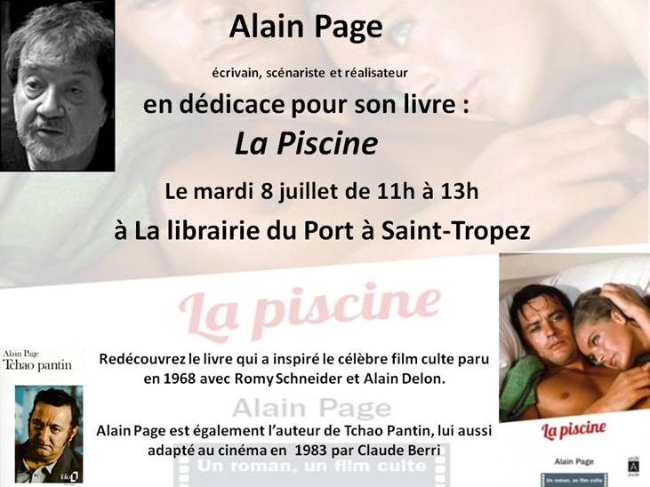 Alain Page en dédicasse - 08/07/2014 - Saint-Tropez - Frequence-sud.fr