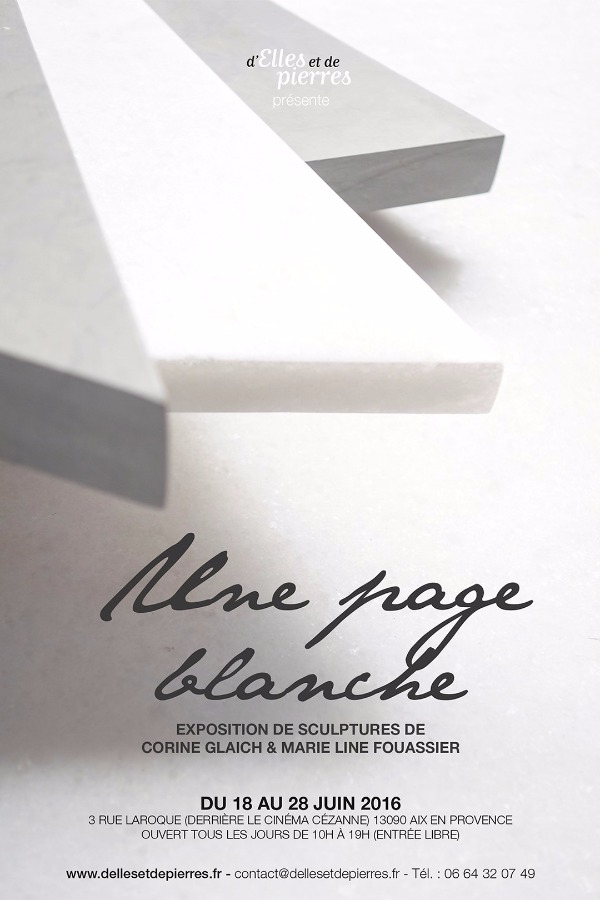 Une page blanche - Du 18/06/2016 au 28/06/2016 - Aix En Provence ...