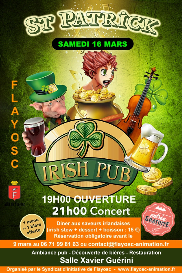 Fête de la Saint Patrick - 16/03/2019 - Flayosc - Frequence-sud.fr