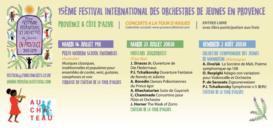 15ème festival international des orchestres de jeunes en Provence - Du ...